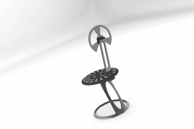 nuclear chair 3D Print Model in Accessories 3DExport