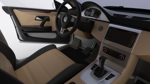 volkswagen passat cc 3D Model in Sedan 3DExport