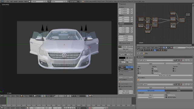volkswagen passat cc 3D Model in Sedan 3DExport