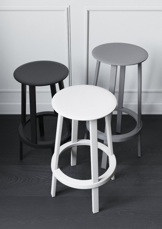 hay revolver stool 3D Model in Stool 3DExport