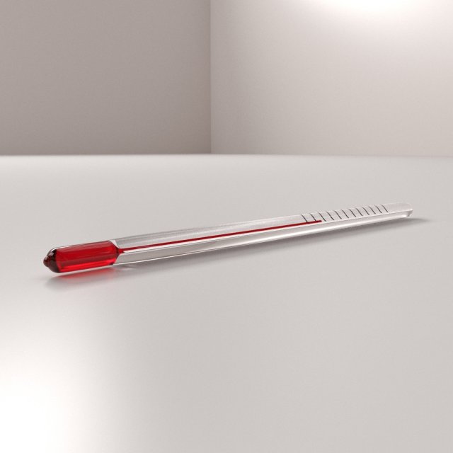 thermometer 3D Model in Medical Equipment 3DExport