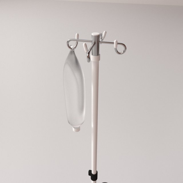 iv pole 3D Model in Medical Equipment 3DExport