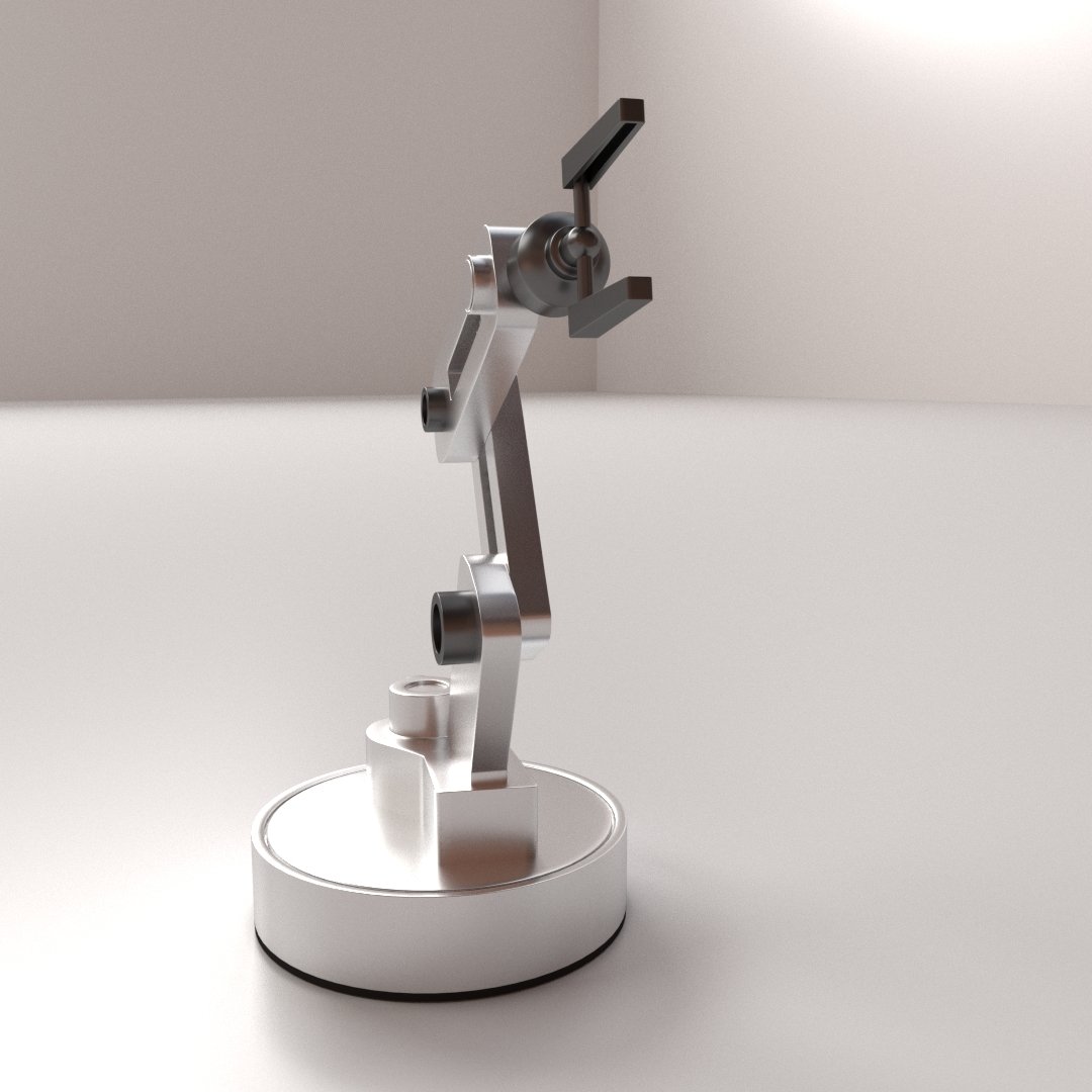 Robotic Arm 3D Model in Machines 3DExport