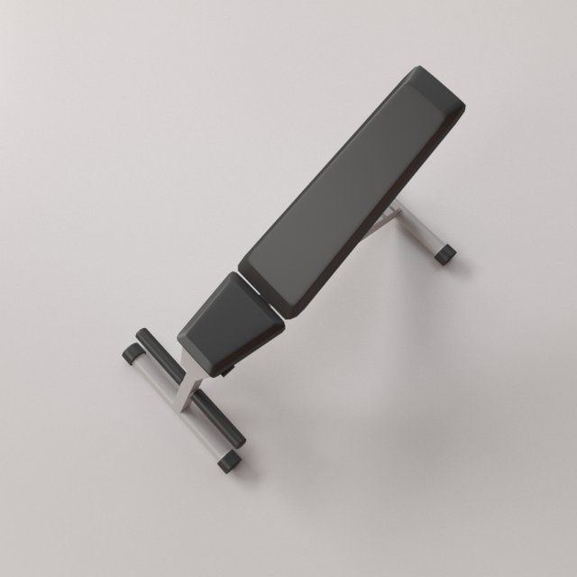exercise bench 3D Model in Sports Equipment 3DExport