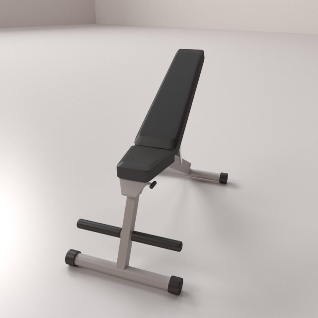 exercise bench 3D Model in Sports Equipment 3DExport