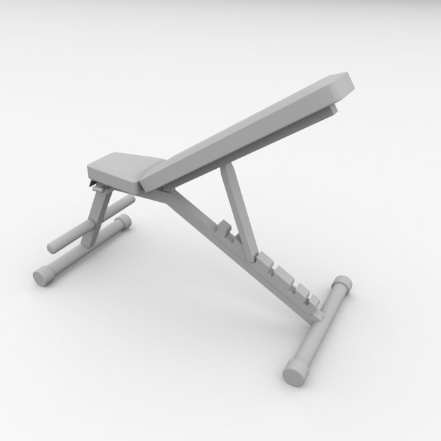 exercise bench 3D Model in Sports Equipment 3DExport