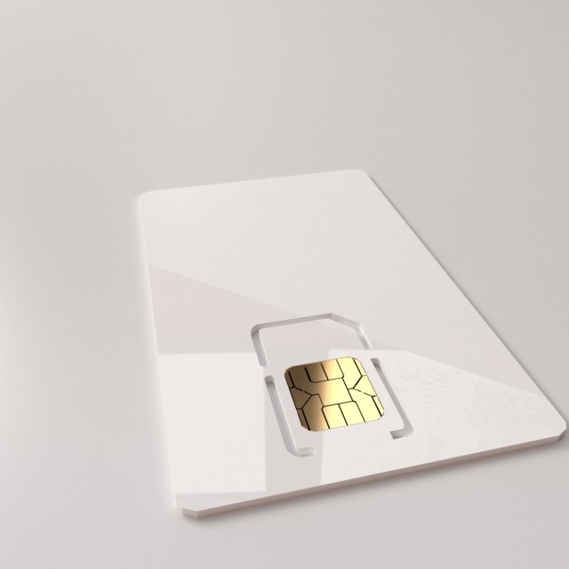 sim card v2 3D Model in Other 3DExport