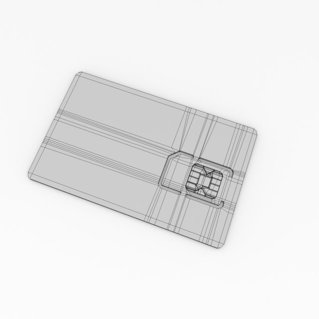 sim card v2 3D Model in Other 3DExport