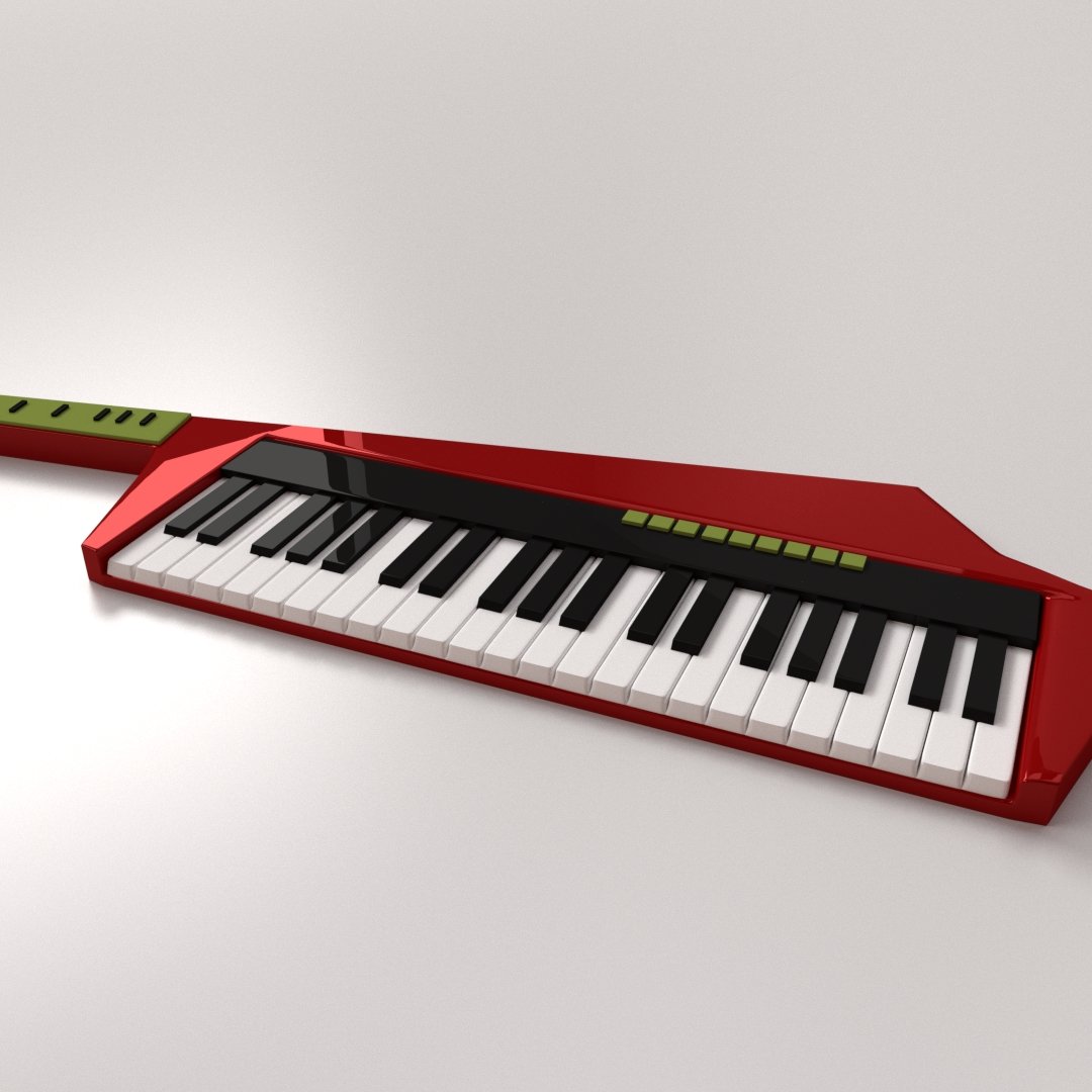 Keytar 3D Models in Electronic 3DExport