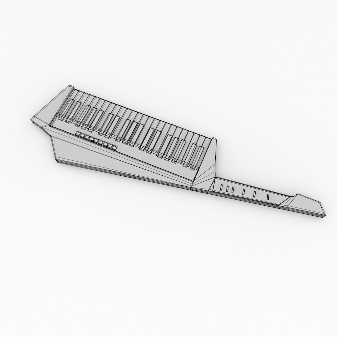 Keytar 3D Models in Electronic 3DExport