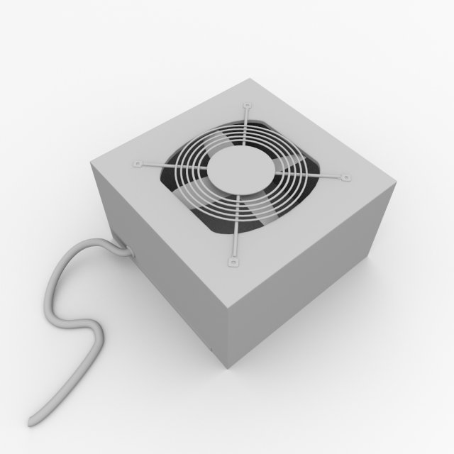 power supply unit 3D Model in Computer 3DExport