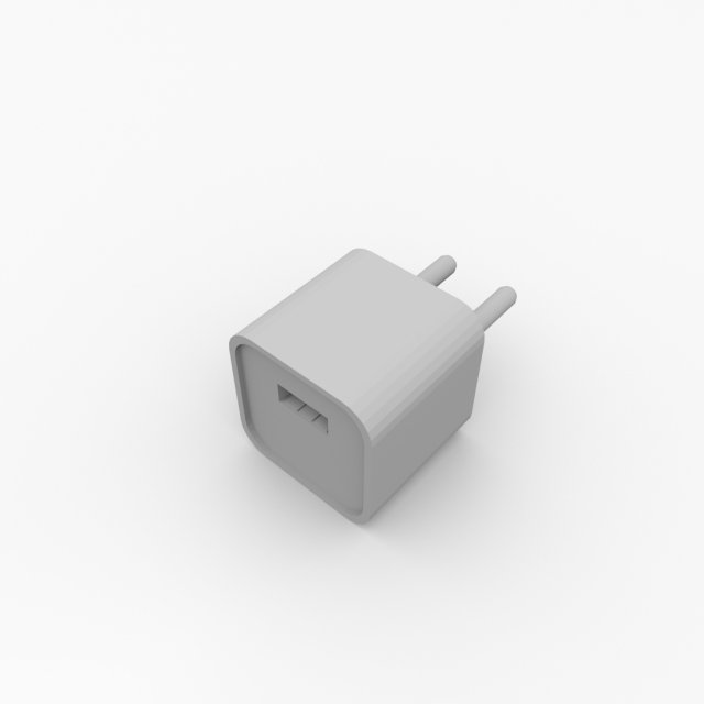 usb power adapter 3D Model in Other 3DExport