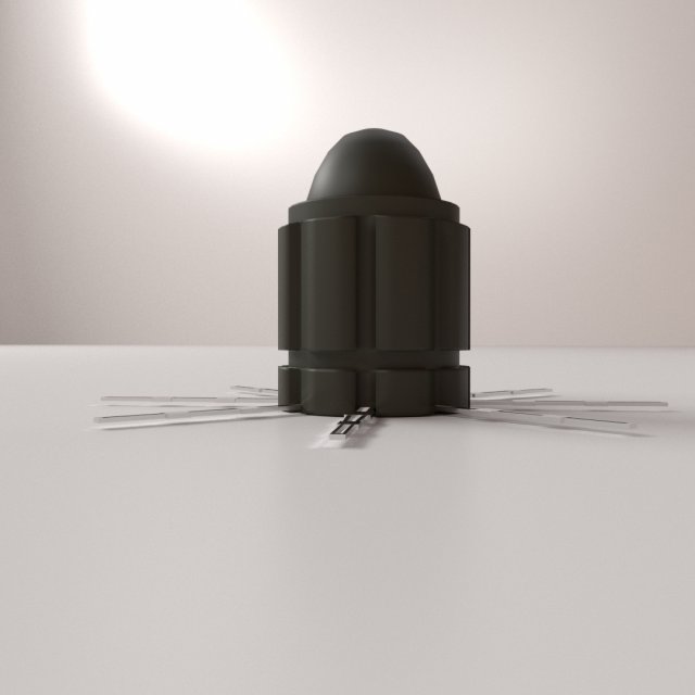 at2 anti tank mine 3D Model in Unmanned 3DExport