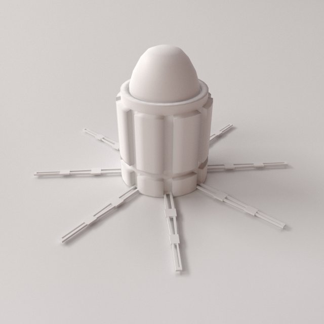 at2 anti tank mine 3D Model in Unmanned 3DExport