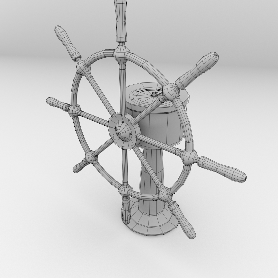 ships wheel 3D Models in Boats 3DExport