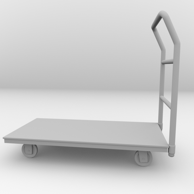 platform hand truck 3D Model in Tools 3DExport