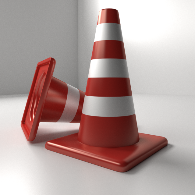 traffic cones 3D Model in Miscellaneous 3DExport