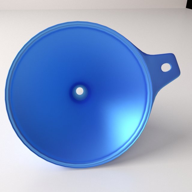 funnel 3D Model in Tools 3DExport