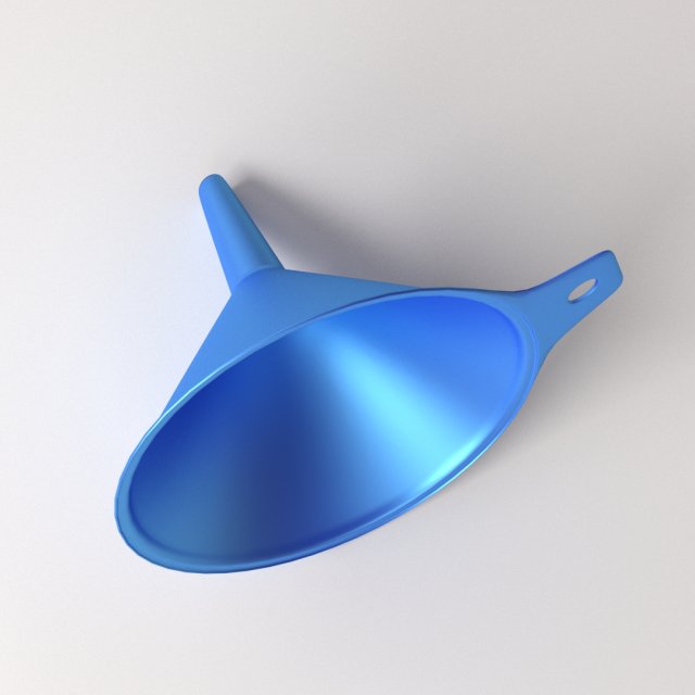 funnel 3D Model in Tools 3DExport