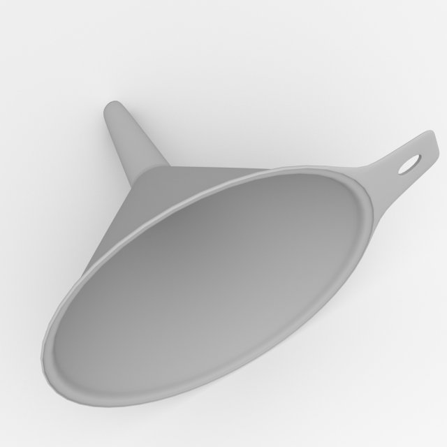 funnel 3D Model in Tools 3DExport