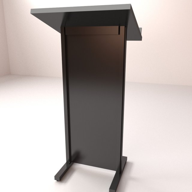lectern 3D Model in Desk 3DExport