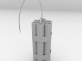 Dynamite 3D Model in Projectiles 3DExport