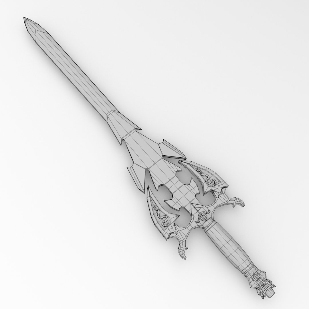 Demonic Sword Drawing