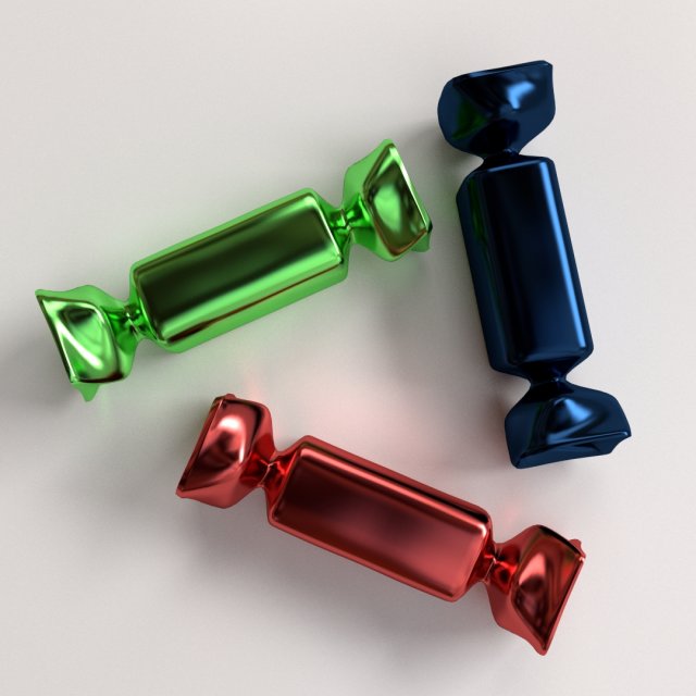 candy 3D Model in Sweets 3DExport