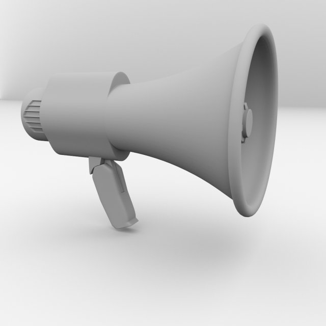 hailer 3D Model in Audio 3DExport