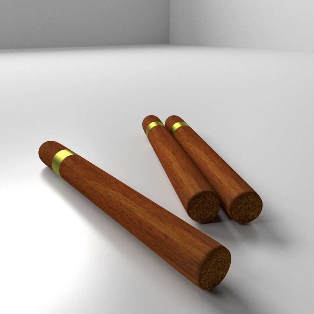 cigar 3D Models in Household Items 3DExport