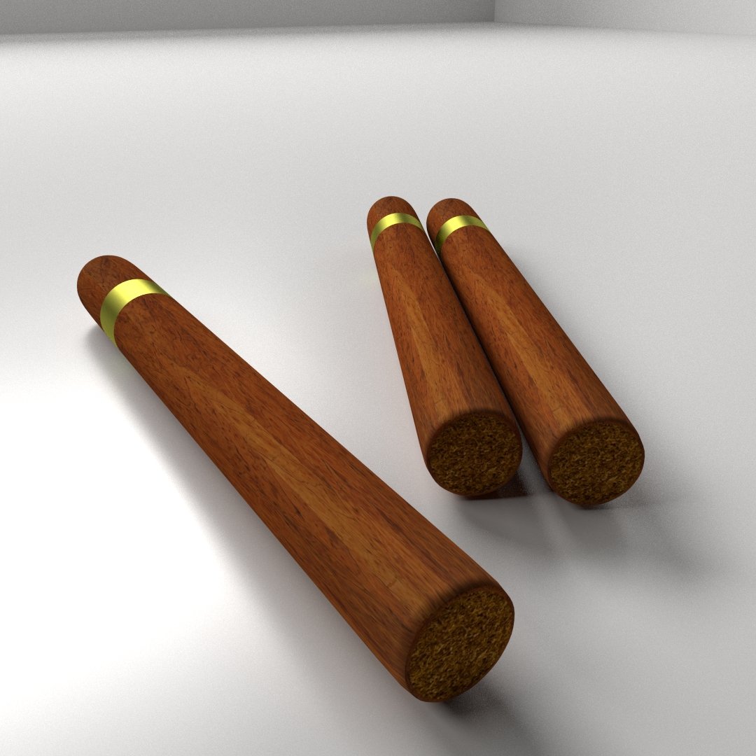 cigar 3D Models in Household Items 3DExport