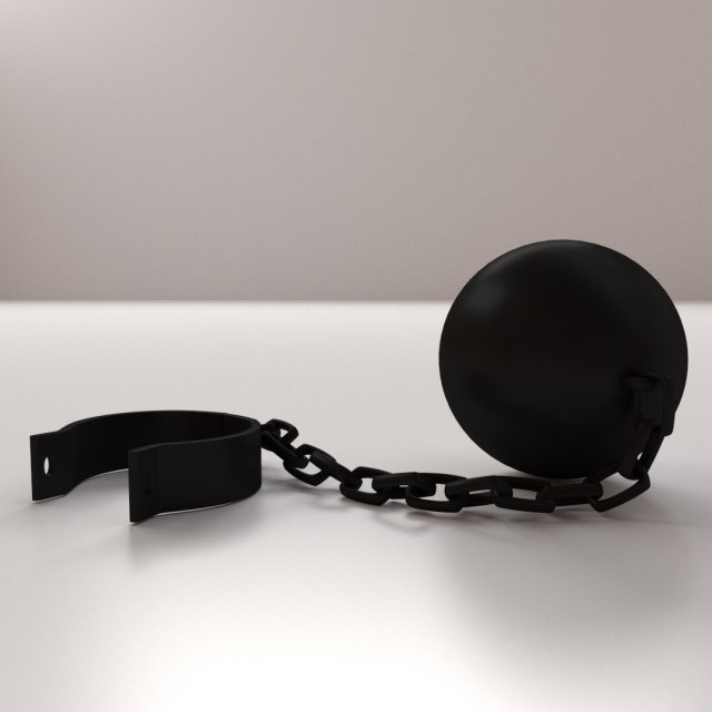 ball and chain 3D Model in Accessories 3DExport