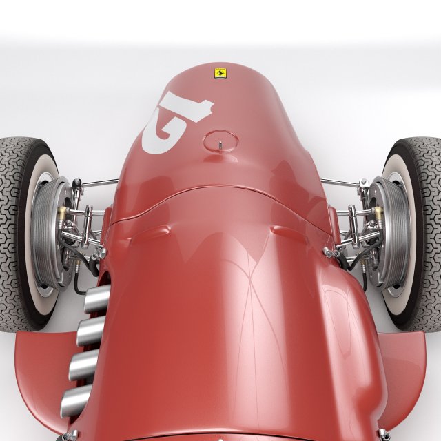 Ferrari F2 500 1952 3D Model in Racing 3DExport