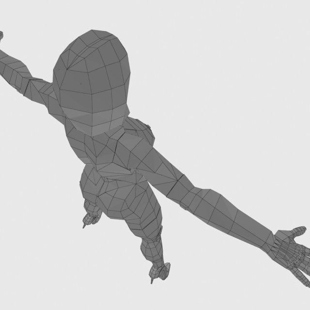 generic woman superhero 3D Model in Woman 3DExport