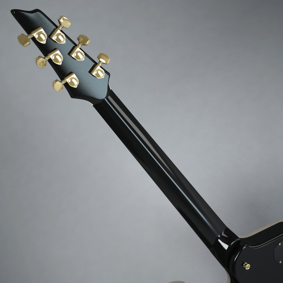 Ibanez IceMan Paul Stanley Guitar 3D Model in Guitar 3DExport