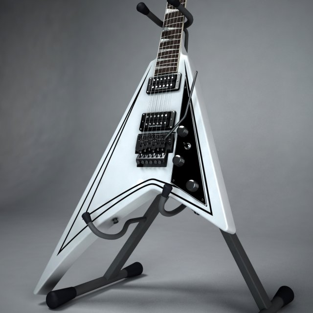 jackson randy rhoads 3D Model in Guitar 3DExport
