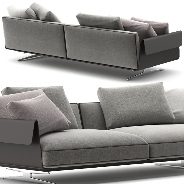 Flexform Bretton 2 seat 3D Model in Sofa 3DExport
