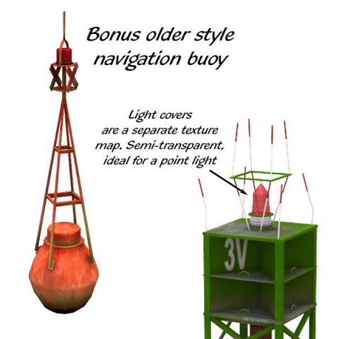 navigation buoys 3D Model in Commercial 3DExport
