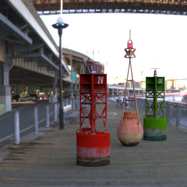navigation buoys 3D Model in Commercial 3DExport