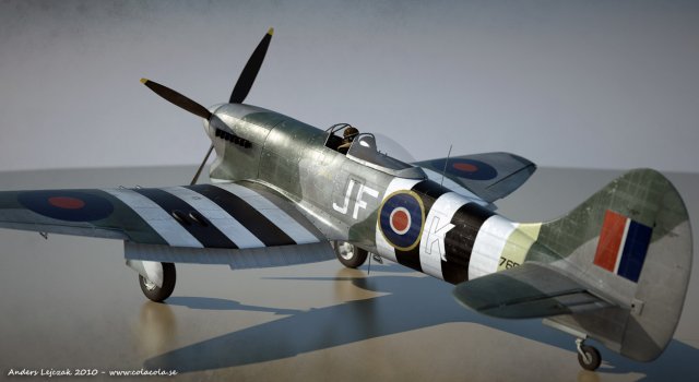 tempest 3D Model in Fighter 3DExport