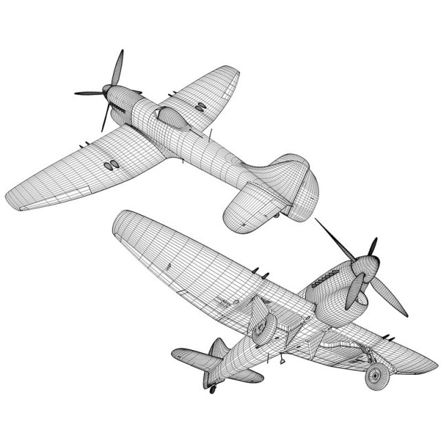 tempest 3D Model in Fighter 3DExport