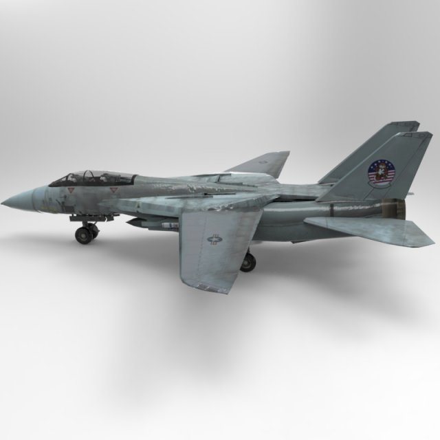 f 14 tomcat 3D Model in Fighter 3DExport