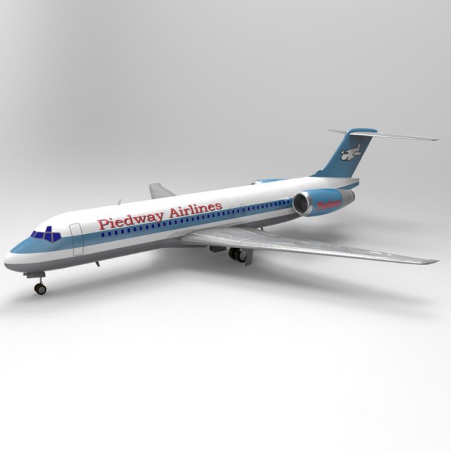 airliner 717 3D Model in Commercial 3DExport