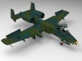 a10 thunderbolt 3D Models in Fighter 3DExport