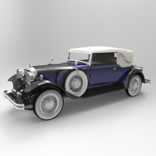 packard car 3D Model in Classic Cars 3DExport