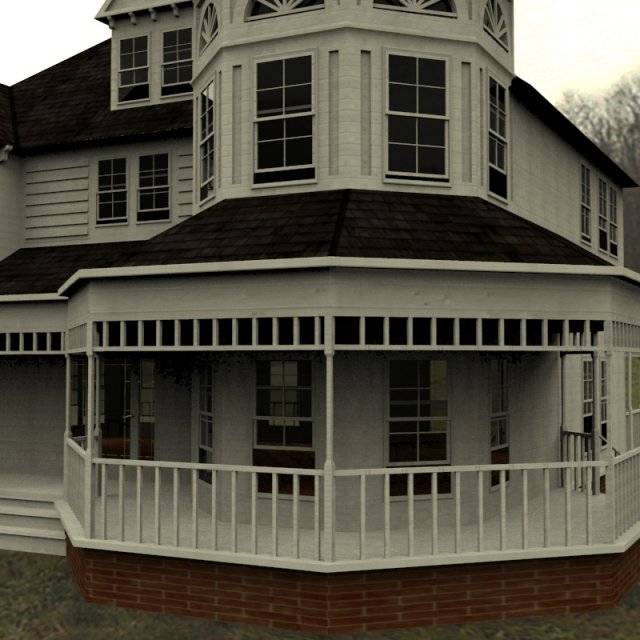 victorian house 3D Model in Buildings 3DExport