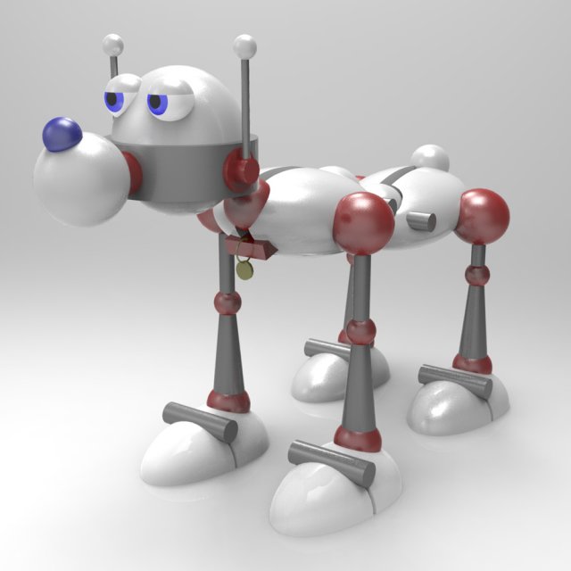 robo rover 3D Model in Dog 3DExport