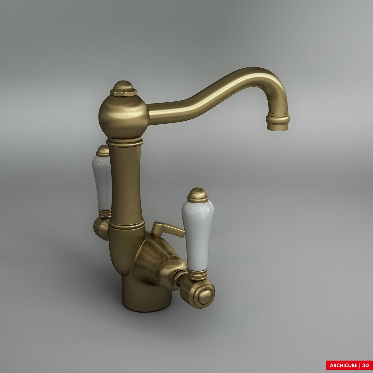 retro tap 3D Models in Bathroom 3DExport