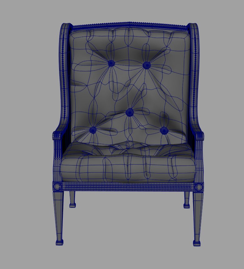 old fancy chair 3D Models in Chair 3DExport