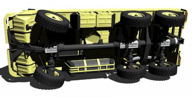 pinzgauer 718 6x6 3D Model in Transport 3DExport